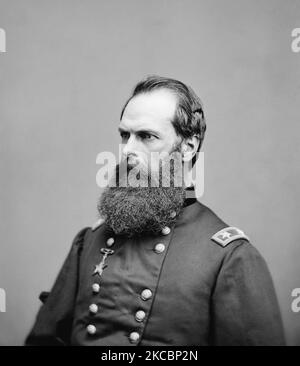 A portrait of General John White Geary, a key military figure in U.S ...