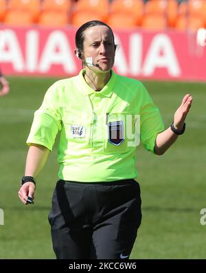 Referee Amy Fearn during Barclays FA Women's Super League between ...
