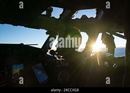 Italian Air Force Capitano Marco Lanni, a pilot assigned to NATO E3A ...
