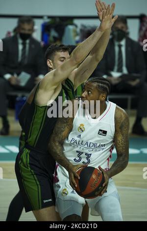 Trey Thompkins of Real Madrid during Movistar Estudiantes vs Real ...