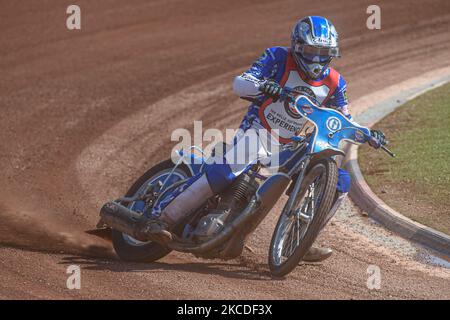 Glyn Edwards in action during the Belle Vue Experience training day at ...