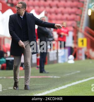 David Artell manager of Crewe Alexander during Sky Bet League One ...