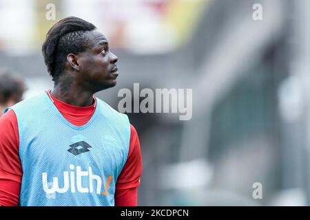 Mario Balotelli of AC Monza looks on during the Serie B match between ...