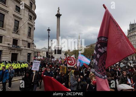 May Day protests London UK 2001 Stock Photo - Alamy