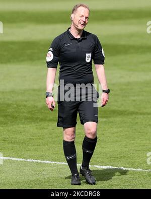 Referee Martin Coy during the Sky Bet League One match at the SToK ...
