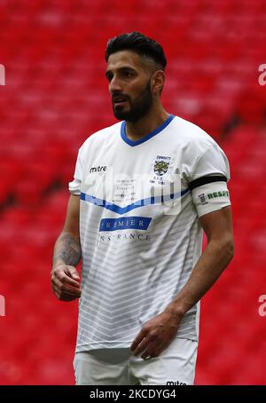 Arjun Purewal of Consett AFC during The 2019/2020 Buildbase FA Vase ...