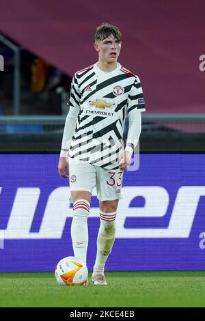 Brandon Williams of Manchester United during the UEFA Europa League ...