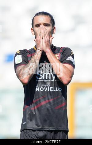 Tiago Casasola of US Salernitana 1919 celebrates after scoring second ...