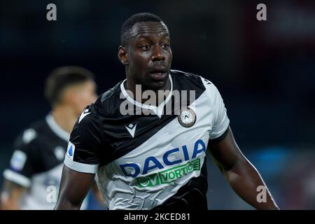 Stefano Okaka of Udinese Calcio looks on during the Serie A match ...