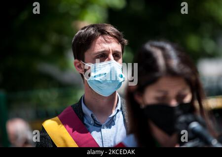 A park in memory of Donatella Colasanti in her neighbourhood, San Paolo ...