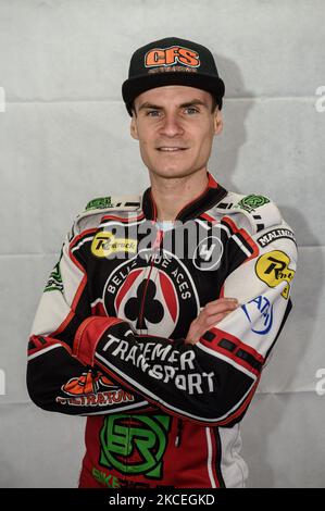 Steve Worrall - Belle Vue Aces during the Belle Vue Aces Media Day at ...