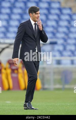 Paulo Fonseca manager of AS Roma during the Serie A match between Roma ...