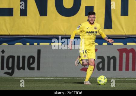 Alberto Moreno of Villarreal CF during the UEFA Champions League match ...