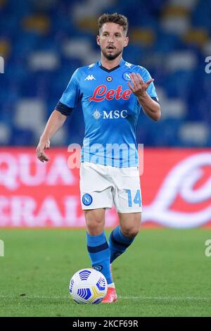 Dries Mertens of Napoli during the Serie A match at Mapei Stadium ...