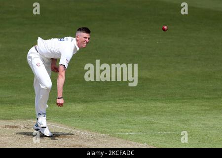 Brydon Carse of Durham bowling during the LV= County Championship match ...