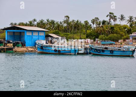 Harbour on Analaitivu Island in the Jaffna region of Sri Lanka. (Photo by Creative Touch Imaging ...