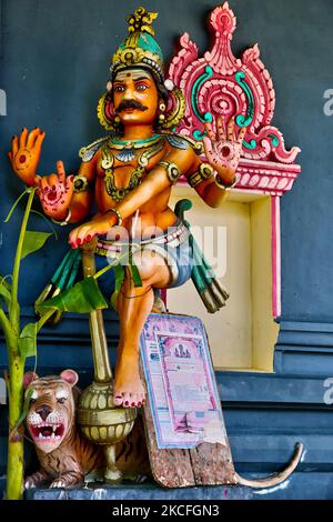 Ayyanar Kovil (Aiyanar temple) located on Analaitivu Island in the ...