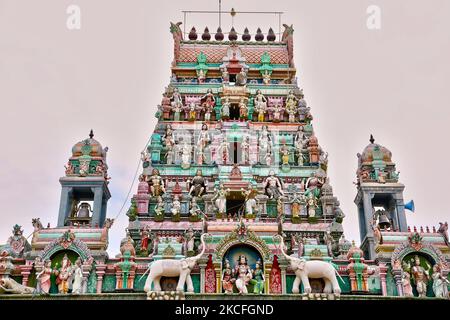 Ayyanar Kovil (Aiyanar temple) located on Analaitivu Island in the Jaffna region of Sri Lanka ...