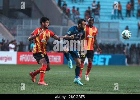 Al Ahly's Mohamed Ali Ben Romdhane scores his teams fourth goal during ...