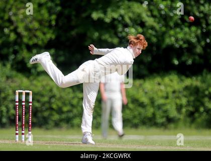Matt Elliot of Billericay CC during Essex League Premier Division One ...