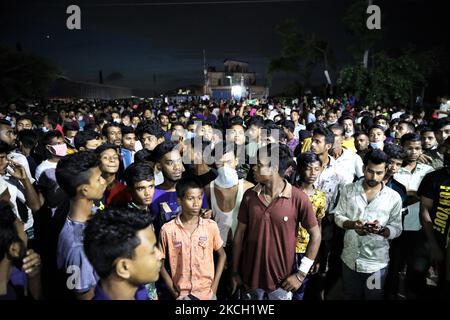 Dhaka, Bangladesh - July 08, 2021: A Bird's-eye View of the Buriganga ...