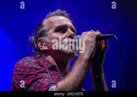 Piero Pelu at the Marostica Summer Festival 2021 with the first stop of ...