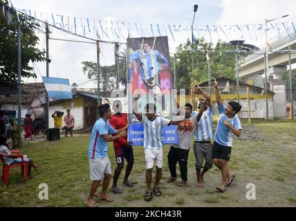 Fans celebrate after Brazil won over Haiti, during a watch party at ...