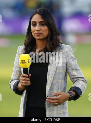 Isa Guha BBC Sport Cricket Commentator during Womens International 3rd ...