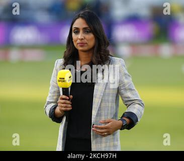 Isa Guha BBC Sport Cricket Commentator during Womens International 3rd ...