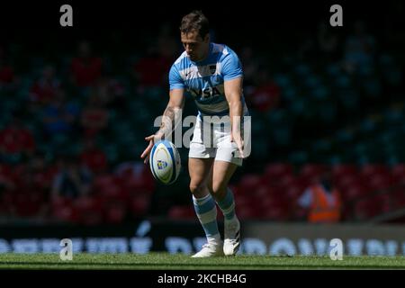 Nicolas Sanchez (Argentina) controls the ball during the 2021 Summer ...