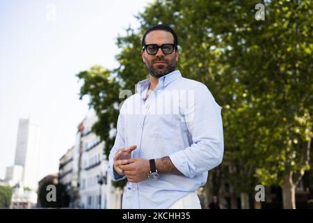 Venezuelan actor Alejandro Nones poses during the portrait session on ...