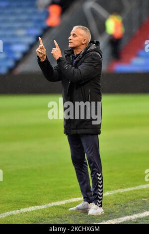Keith Curle (Manager) of Oldham Athletic during the FA Cup match ...