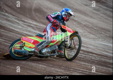 Ben Woodhull in action during the Belle Vue Aces Media Day at the ...