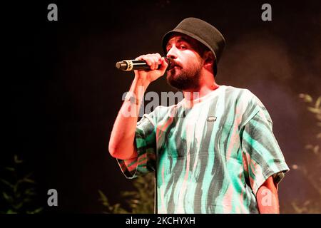 Venerus performs live at Castello Sforzesco in Milano, Italy, on July ...