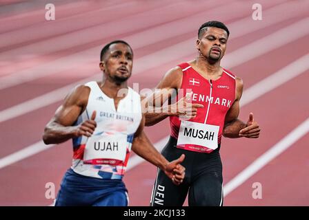 Kojo Musah during 100 meter for men at the Tokyo Olympics, Tokyo ...