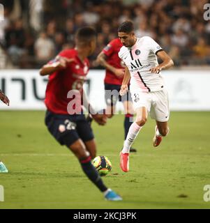 Paris Saint-Germain defender Achraf Hakimi (2) during the UEFA ...