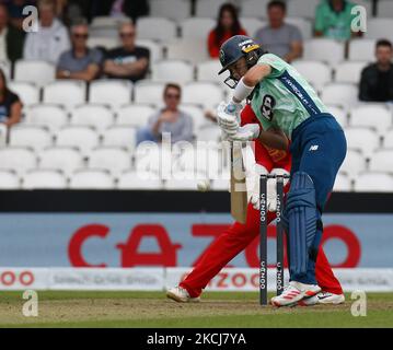 Grace Gibbs of Oval Invincibles Women celebrates the catch of Deandra ...