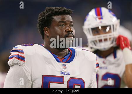Buffalo Bills linebacker Andre Smith runs during the second half of a ...