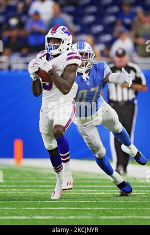 Detroit Lions long snapper Scott Daly (47) before an NFL football game ...