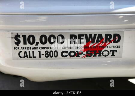 police bumper sticker Stock Photo - Alamy