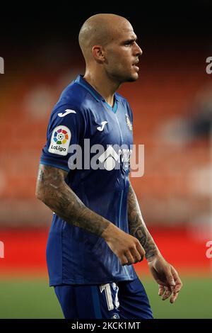 Sandro Ramirez of Getafe CF during the La Liga match between RCD ...