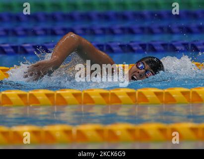 August 26, 2021: Anastasia Pagonis from USa winning gold and beating ...