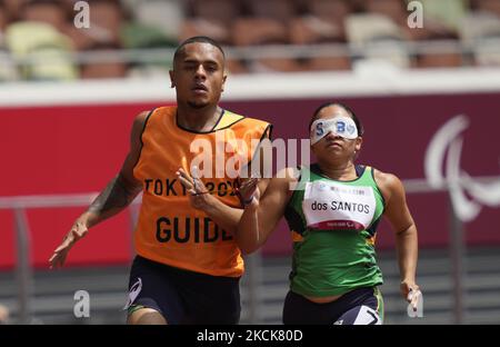 Jhulia Karal dos Santos from Brazil at 400m during athletics at the ...