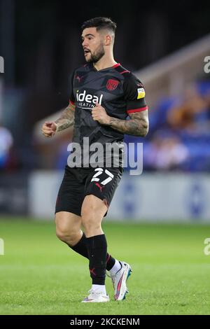 Alex Mowatt of West Bromwich Albion passes the ball during the Sky Bet ...