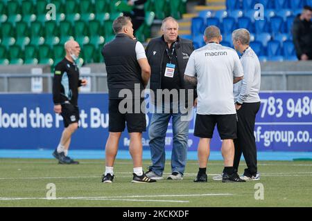 Dean Richards (Falcons DOR) chats before the Gallagher Premiership ...