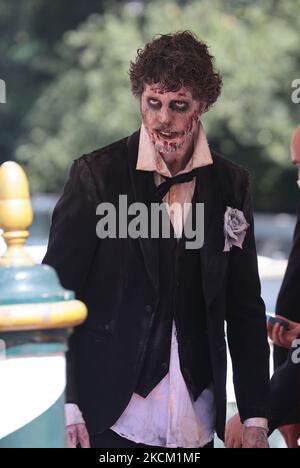 Zombie walk during the 78th Venice International Film Festival on ...