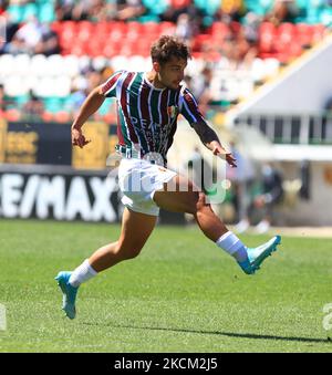 Diogo Pinto in action during the match for Liga SABSEG between Estrema ...