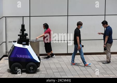 An HTX (Home Team Science and Technology Agency) ground robot, named ...