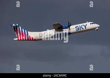 A new Sky Express ATR 72-600 turboprop aircraft with registration SX ...