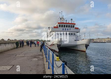 Zegluga Gdanska Rubin ship so called water tram, connecting Gdansk ...